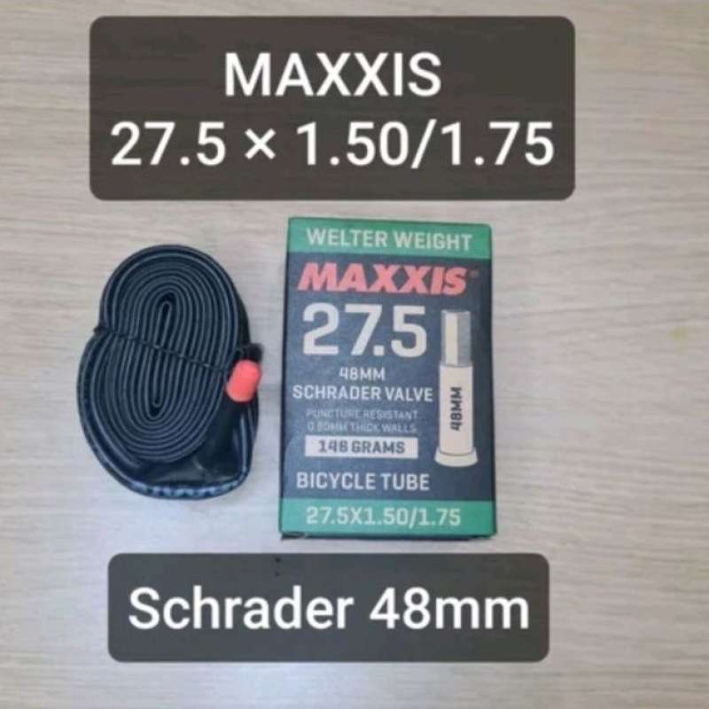 Jual Ban Dalam Tube Maxxis 27.5 X 1.50-1.75 Schrader Valve 48mm Ban Dalam Sepeda Ukuran 27.5 Di ...