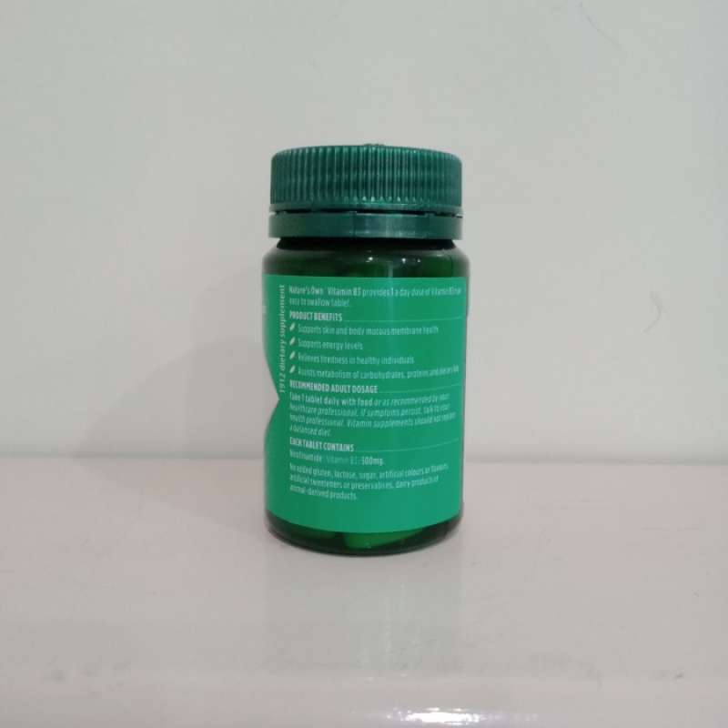 Jual Nature's Own Vitamin B3 500mg 60 Tablets Di Seller Nur Nur Toko ...