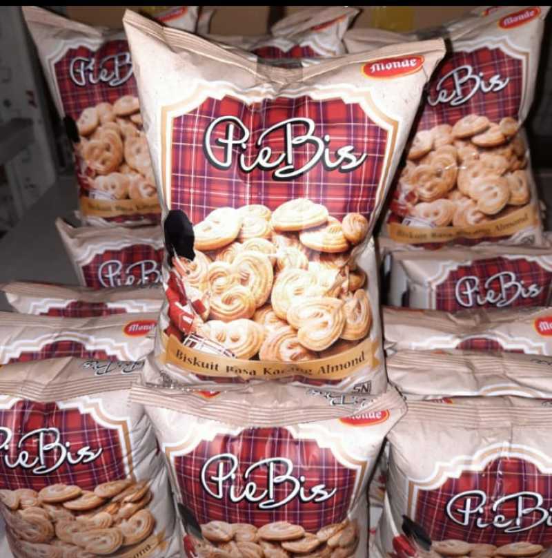 Jual COD // Monde Pie Bis Biskuit Rasa Kacang Almond Ukuran 190 Gr 1 ...