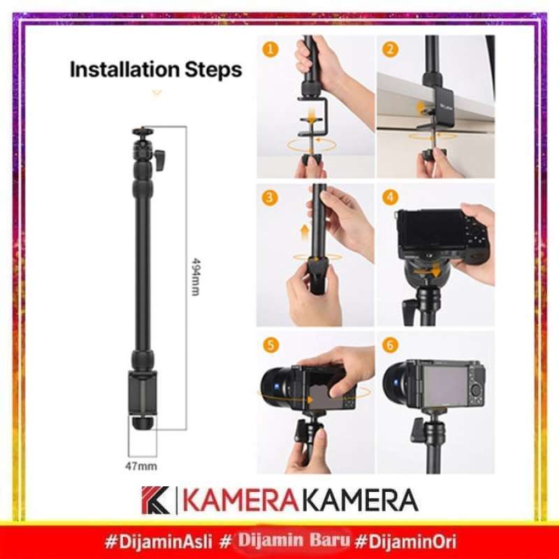 Promo ULANZI VIJIM LS10 CAMERA DESKTOP MOUNT TABLE STAND Diskon 50% di ...
