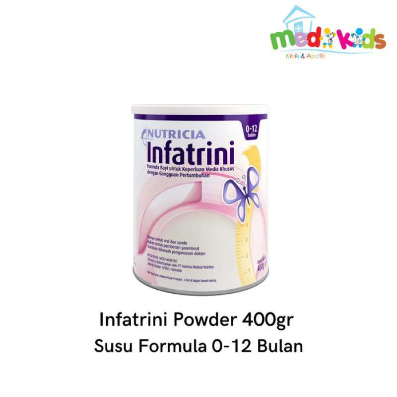 Jual Nutricia Infatrini Powder 400 Gram Susu Bubuk Infantrini 0-12 ...