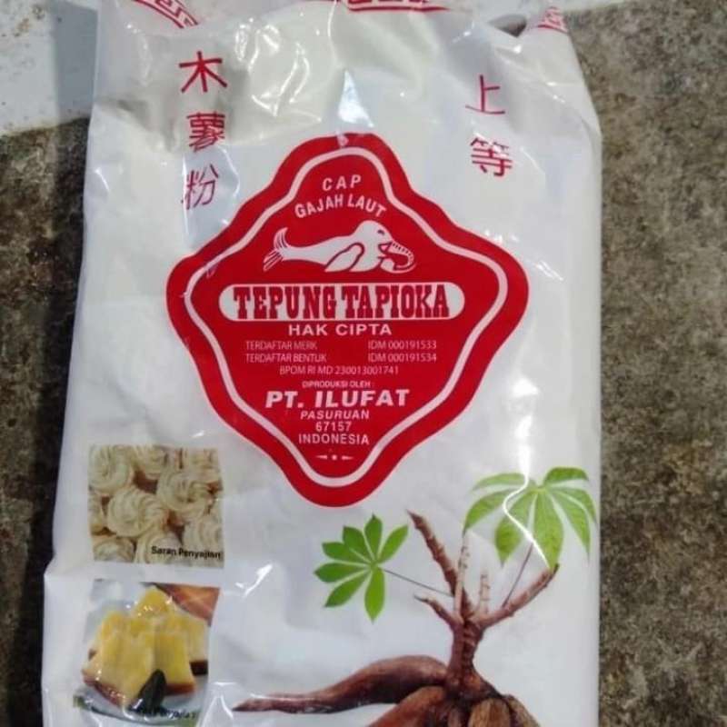Jual Tepung tapioka / tepung kanji 500gram gajah laut di Seller Toko ...