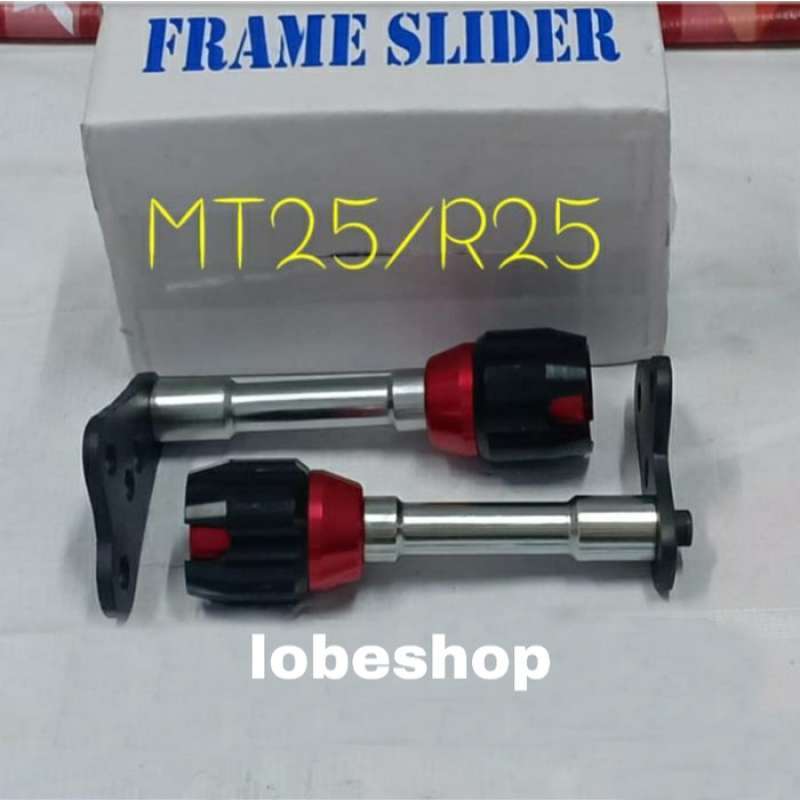 Jual Frame Slider Yamaha R25 Dan Mt25 Kepala Full Cnc Tebal Di Seller ...