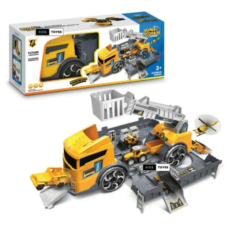Promo Mainan Anak Super Storage Truck Future Engineering Kuning Diskon ...