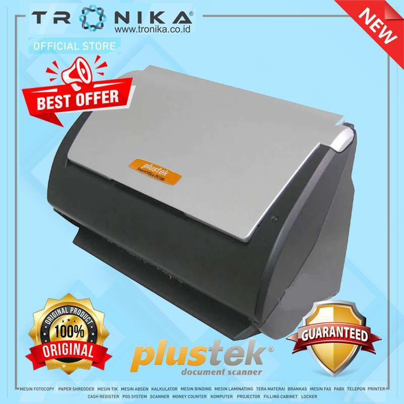 Jual SCANNER PERIKSA NILAI LJK PLUSTEK SmartOffice PS388U Automatic Document Feeder (ADF ...
