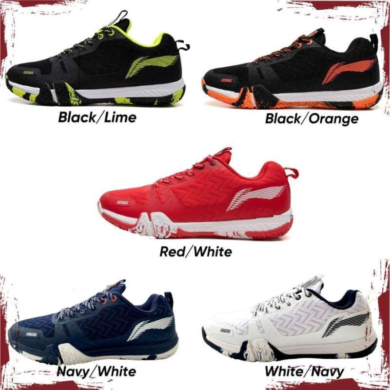 Jual SEPATU BADMINTON LINING SAGA LITE 6 - 41 NAVY WHITE di Seller ...