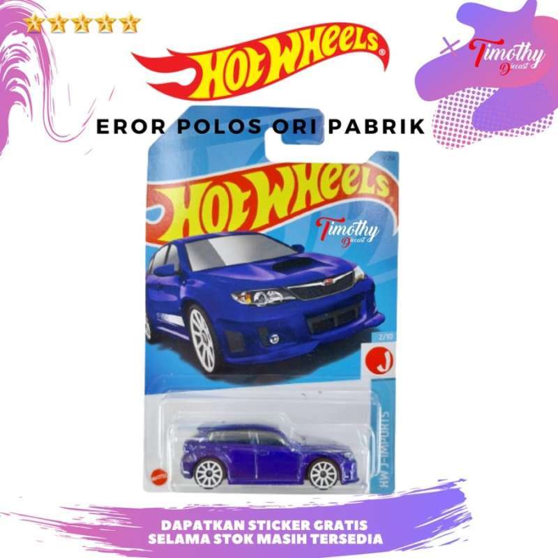 Jual Hot Wheels Subaru WRX STI Eror Error No Tampo Polos Rare di Seller Timothy Diecast - Kali ...