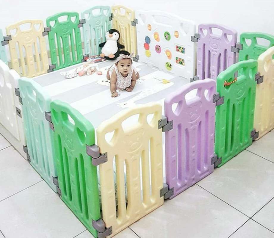 Promo Pagar Bayi Coby Haus 12 + 4 (12 Panel + 2 Pintu + 2 Activity ...
