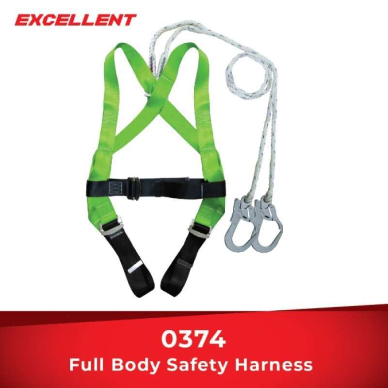 Jual Full Body Harness + Double Lanyard EXCELLENT 0374 di Seller Vexana ...