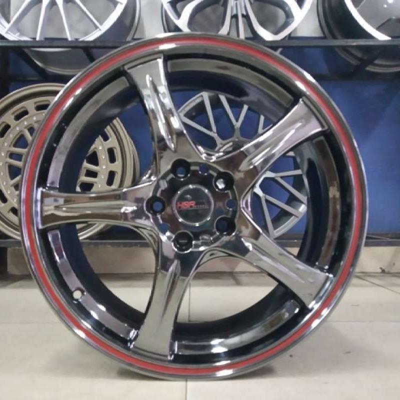 Promo Velg Mobil Honda Civic HRV BRV Accord Ring 18 HSR SAGA Black ...