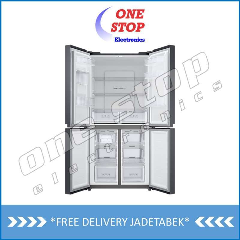 Promo [garansi Resmi] Samsung Rf48a4010b4 / Rf48 Kulkas Multi Door Twin ...