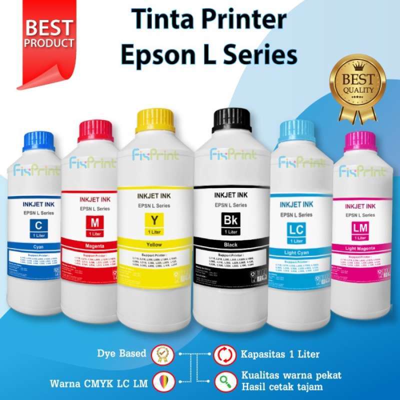 Jual Tinta Epson L Series Black 1 Liter di Seller Zeneyuka - Kapuk ...