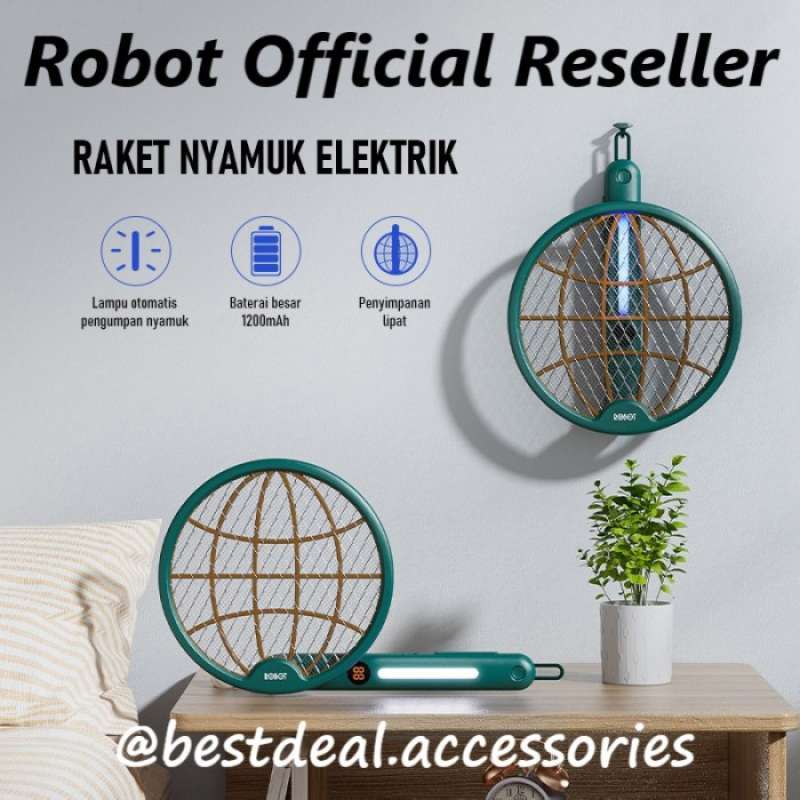 Promo Robot RT-MS01 Raket Nyamuk Elektrik Folding Electric Mosquito UV ...