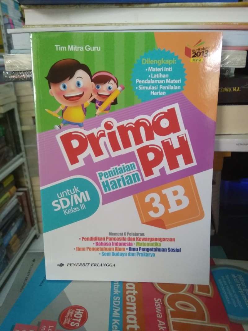 Jual PRIMA PH Penilaian Harian 3B UNTUK SD-MI KELAS III K13N ERLANGGA di Seller Ken Book - Jati ...