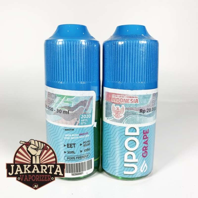 Jual [SALT] UPODS GRAPE FREEZE 30ML 10MG BY UPODS JUICE CARTEL LIQUID ...