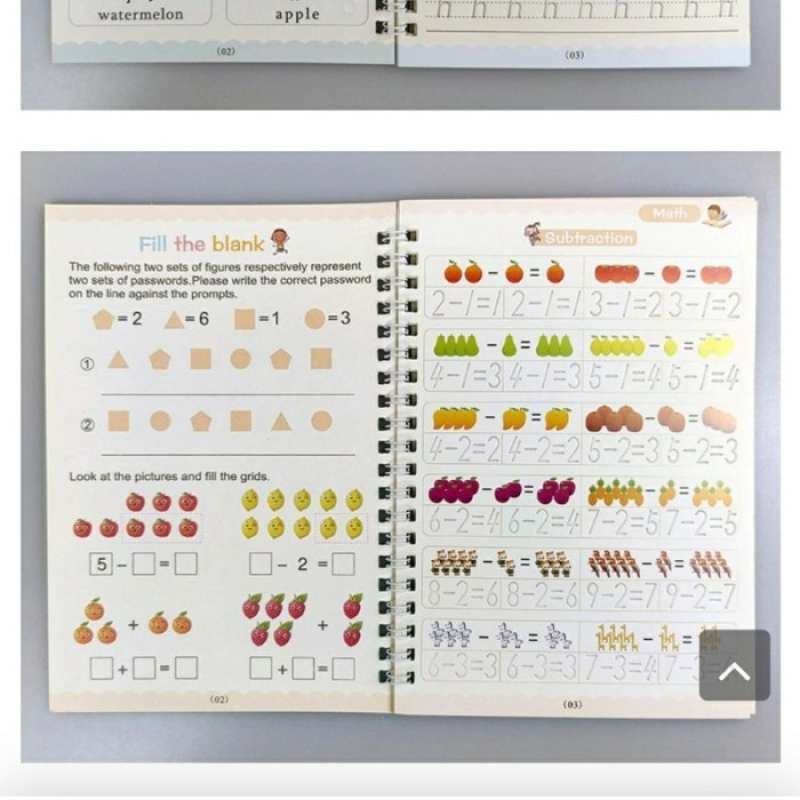 Promo Buku Latihan Menulis Huruf Angka anak Diskon 23% di Seller Bane ...