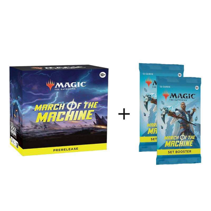 Jual MTG March Of The Machine Prerelease Pack + 2 Set Booster di Seller Monopolis Board Game ...