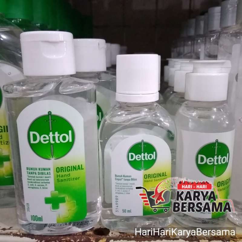 Jual Dettol Hand Sanitizer Original Botol 50ml Di Seller ...
