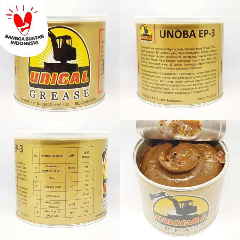 Jual Unical Unoba Ep3 Grease (Extreme Pressure Grease) - Minyak Gemuk ...