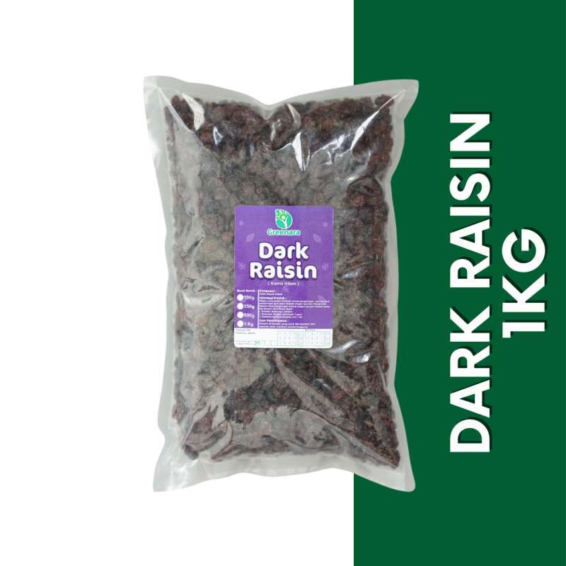 Promo Dark Raisin Kismis hitam Unsweetened 1kg di Seller GREENARA ... Promo Dark Raisin Kismis hitam Unsweetened 1kg di Seller GREENARA ...