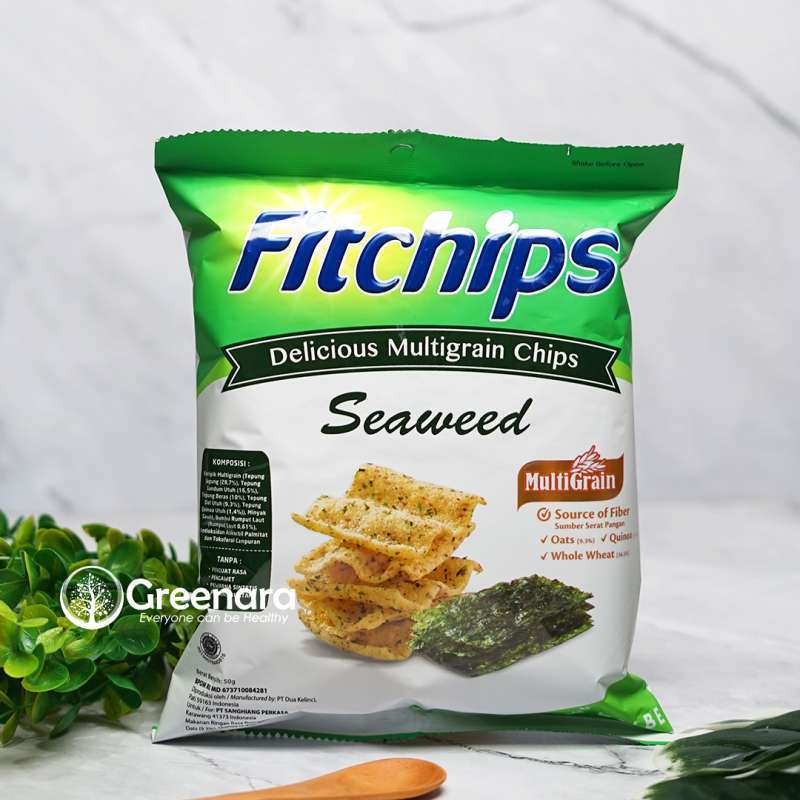 Jual FITCHIPS Snack Sehat Multigrain - SEAWEED di Seller GREENARA ...
