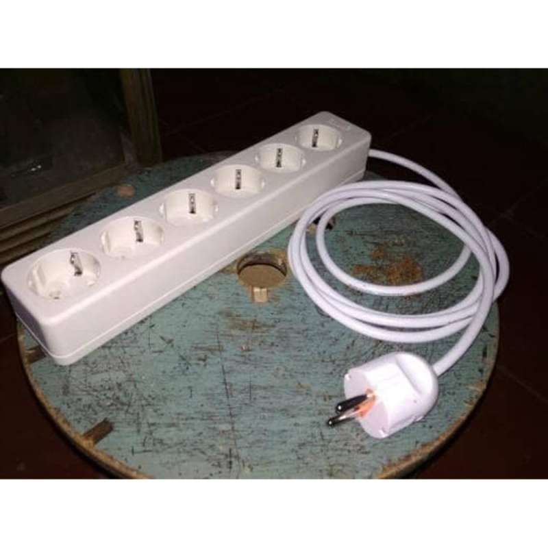 Jual Uticon Kabel Roll Terminal Kuningan 6 Lubang 5m Steker Broco ...