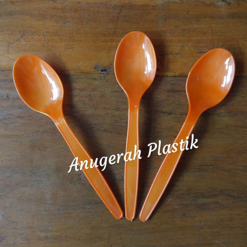 Jual Sendok Makan Merek FIM HARGA 1 PACK ISI 25 PCS - Orange di Seller ...