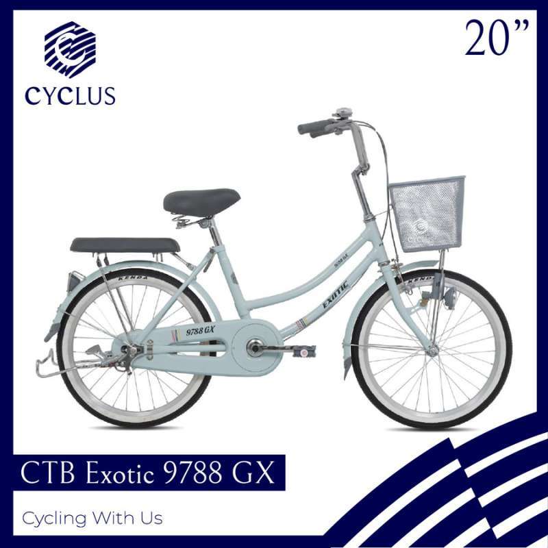 Promo Sepeda City Bike CTB Exotic ET 9788 GX 20 inch Anak Dewasa Wanita ...