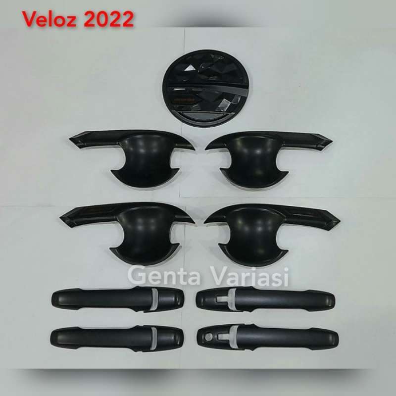 Jual Paket Door Handle Outer Tank Cover Toyota Veloz 2022 hitam Doff - Hitam Avanza - Hitam ...