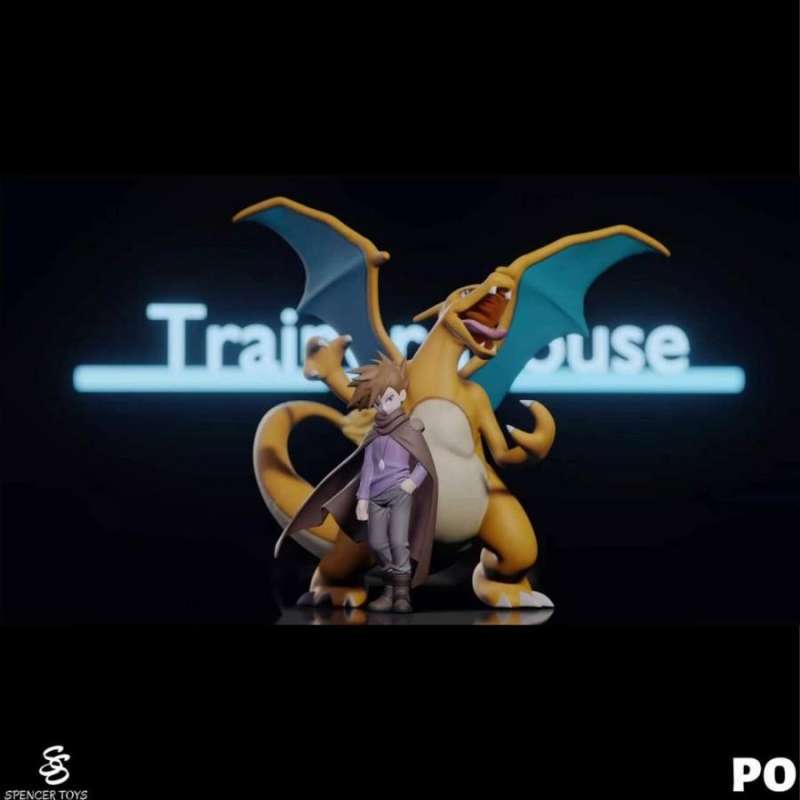 Jual DP RESIN STATUE GARY & CHARIZARD TRAINER HOUSE (PRE-ORDER ...