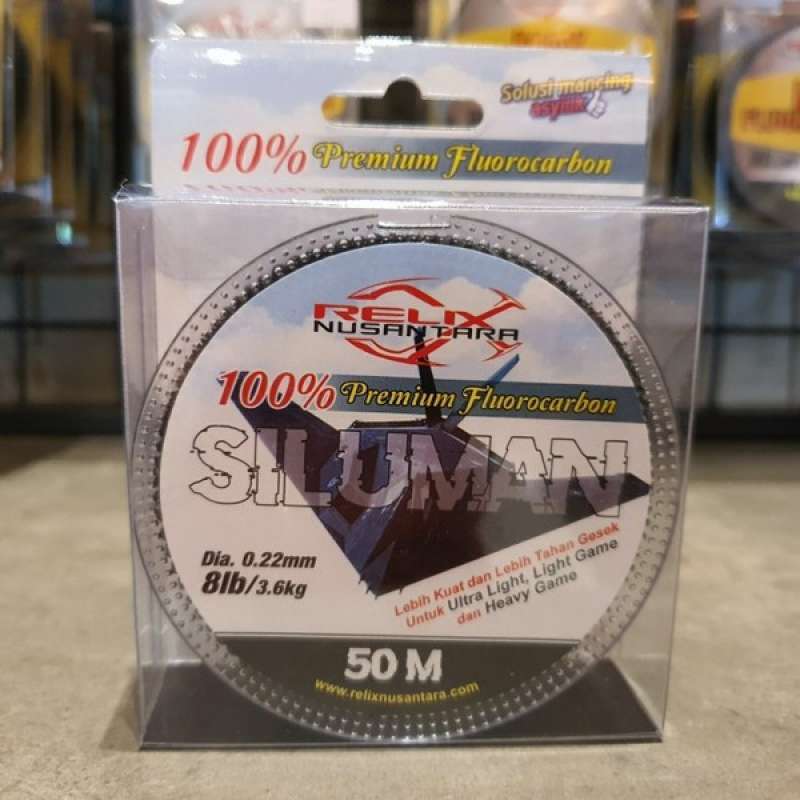 Jual Limited Senar Leader Siluman 8 Lb 100% Flurocarbon Relix Nusantara ...