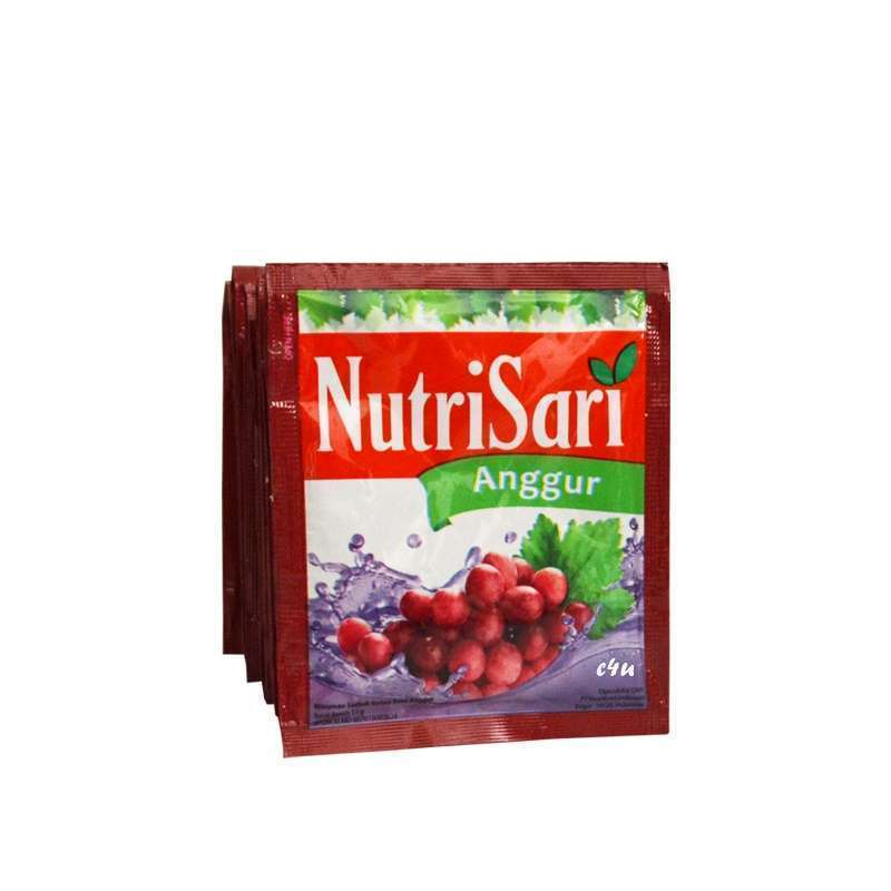 Jual NutriSari Rasa Anggur Minuman Instan [10 Sachet] di Seller Cahaya ...