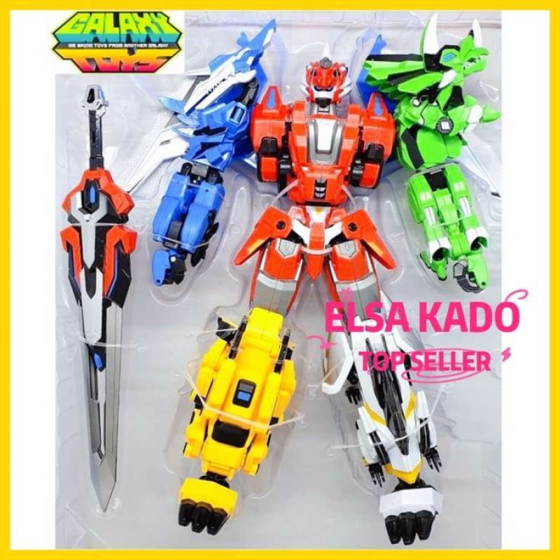 Jual Dison Ultraman Robot Dragon Force 2 X Combiner 5 In1 Transformers ...