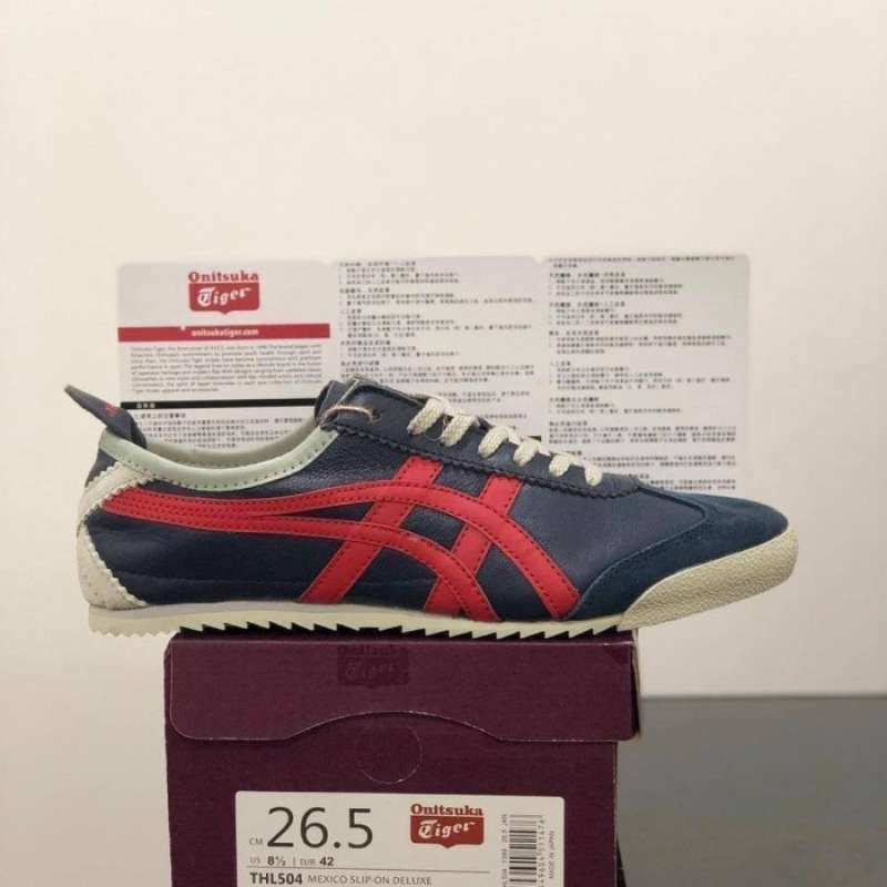Jual Original Shoes - Onitsuka Tiger Original Deluxe Nippon Made In Japan Navy Red Di Seller ...