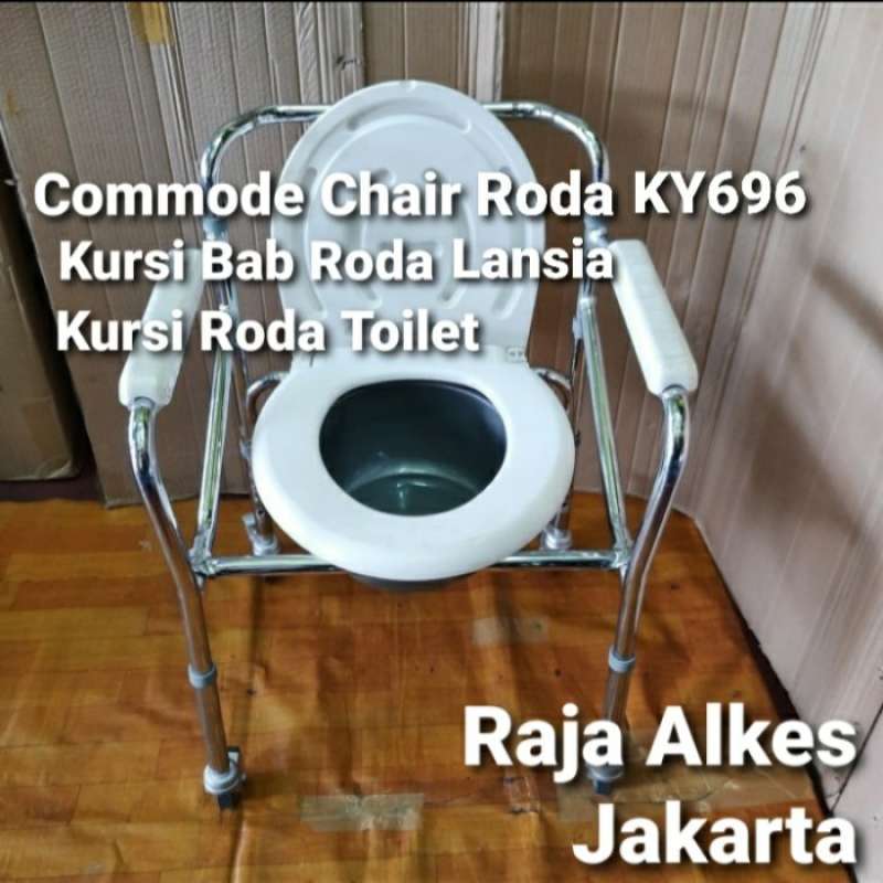 Promo Kursi Bab Roda Commode Chair KY696 Sella - Kursi Toilet Roda ...