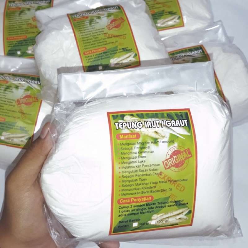 Promo Tepung Sagu Garut/ Angkrik/irut Asli/obat Asam Lambung@500gram ...