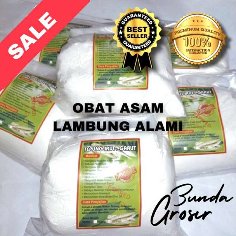 Promo Tepung Sagu Garut/ Angkrik/irut Asli/obat Asam Lambung@500gram ...
