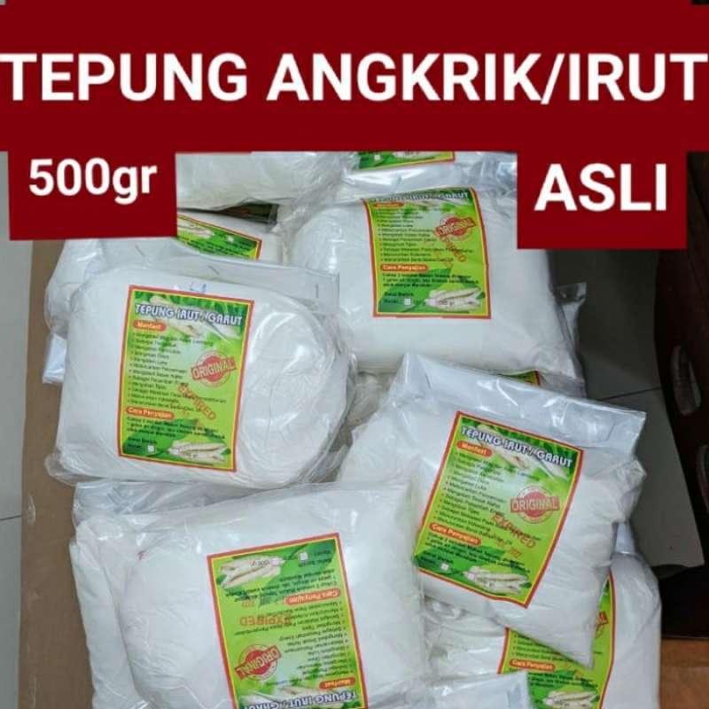 Promo Tepung Sagu Garut/ Angkrik/irut Asli/obat Asam Lambung@500gram ...