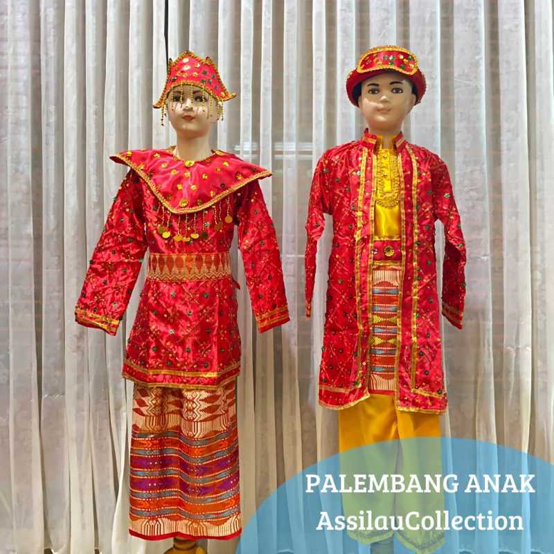 Jual Baju Adat Tradisional Anak Palembang/adat Palembang/tari Palembang ...