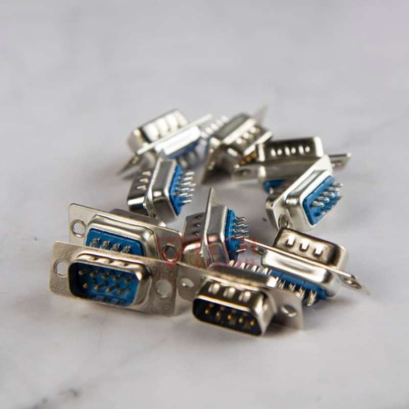 Jual Connector DB 9Pin Male RS232 9 Pin DB9 Jack Konektor Komputer ...