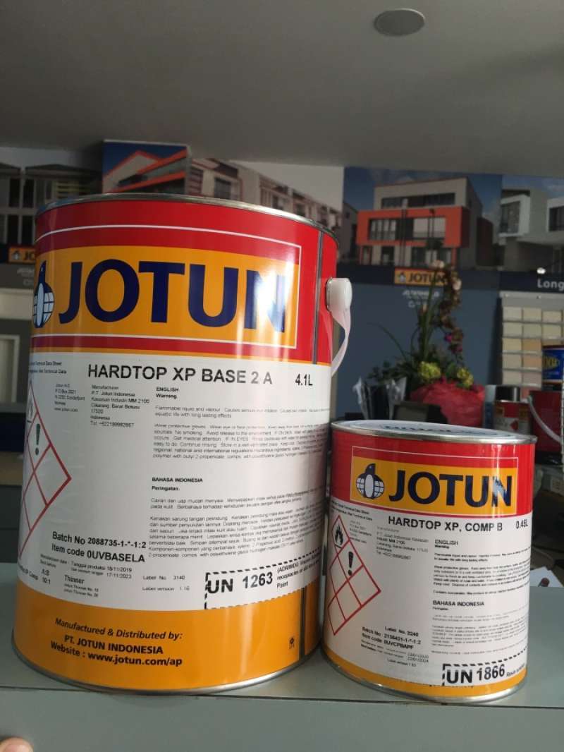 Promo Jotun Hardtop Xp Ral 1019 Grey Beige 5L Gallon Komponen A+B ...