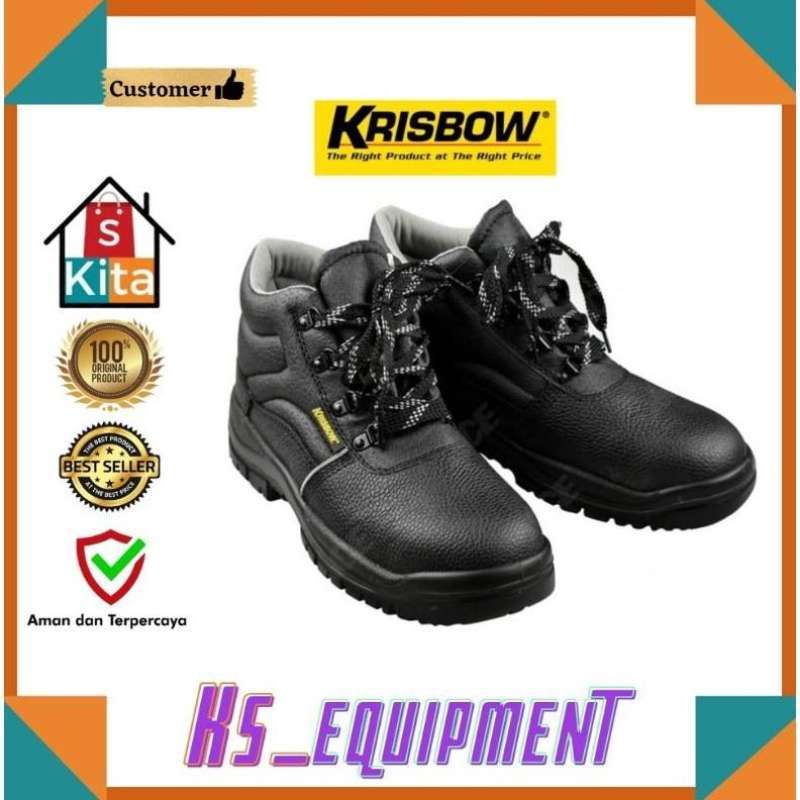 Jual Krisbow Sepatu Safety arrow 6 inch safety shoes sepatu pengaman ...