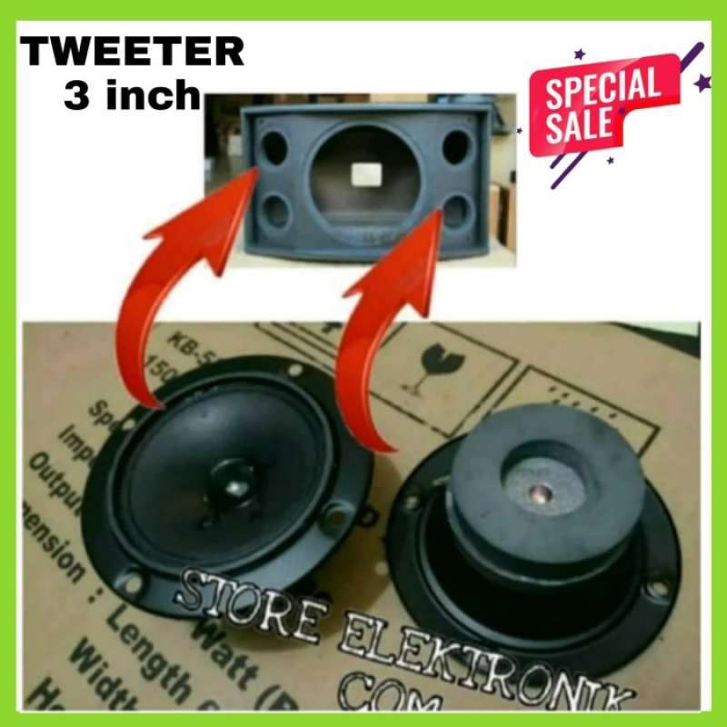 Jual Promo Tweeter Speaker 3 Inch Untuk Speaker Model Bmb Atau ...