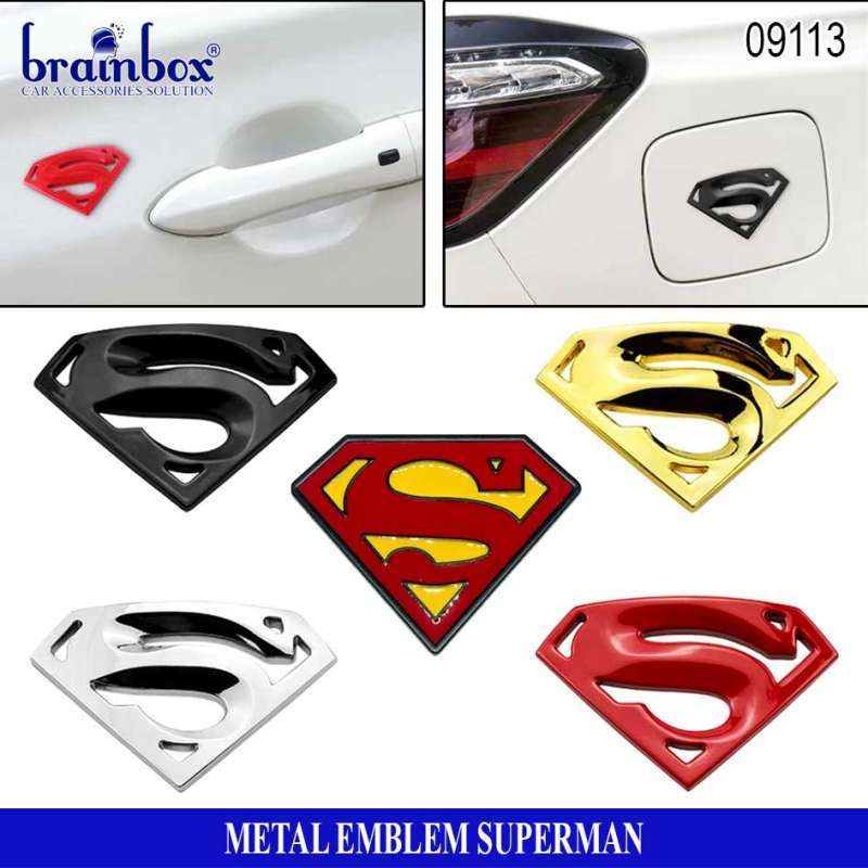 Jual Emblem Besi Logo Super Metal Logo Tempelan Body Mobil - Besar ...