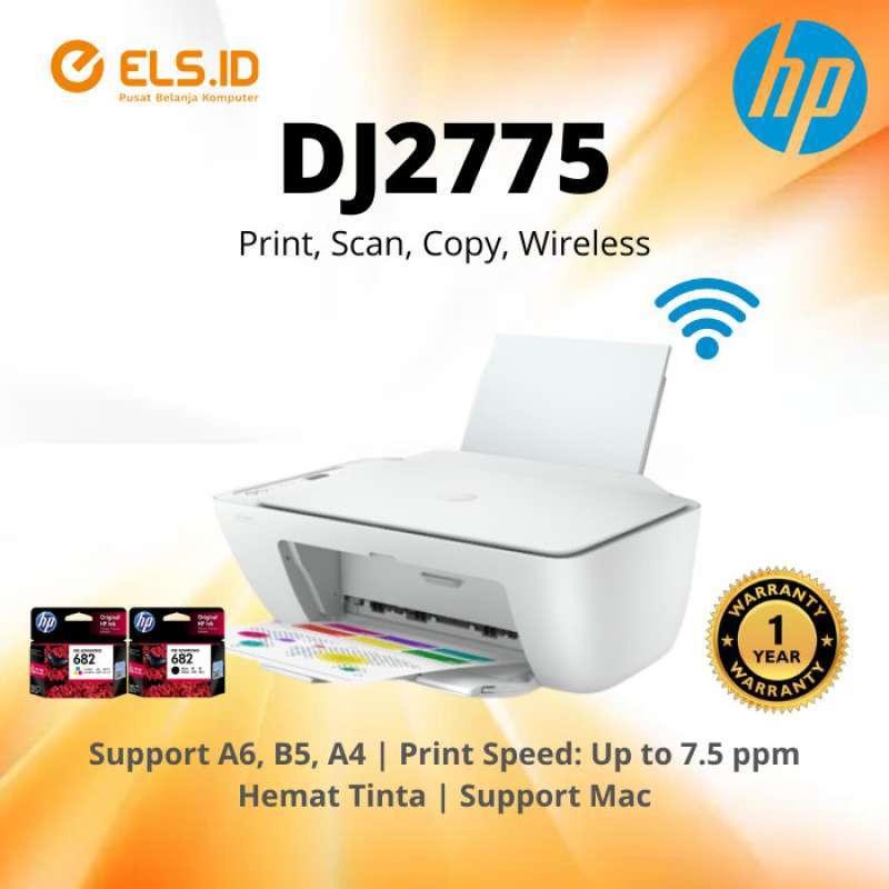 Promo Printer HP Wireless DeskJet 2775 Print Scan Copy Diskon 5% di ...