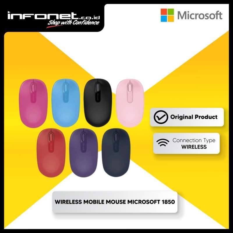 Jual Microsoft Wireless Mouse 1850 ORIGINAL di Seller Infonet Official Store - Pt.Infonet Mitra ...