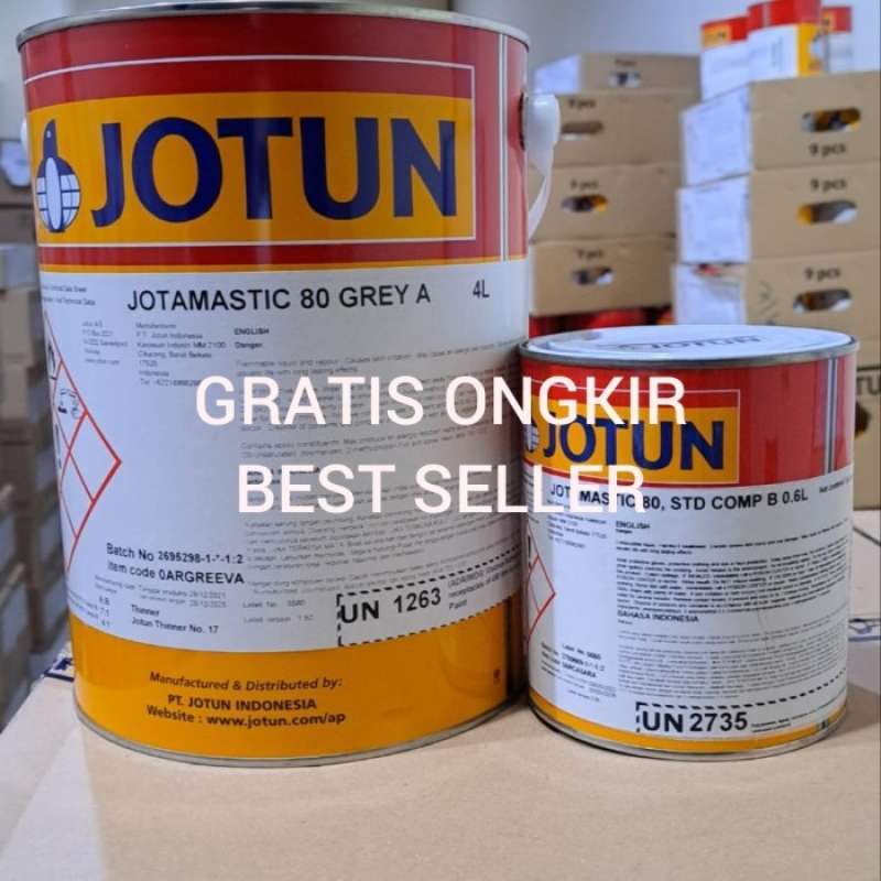 Promo Jotun Jotamastic 80 Grey / Cat Epoxy Diskon 13% di Seller KEFIRA STORE - Cengkareng Timur ...