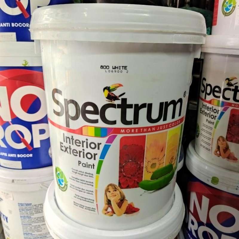 Jual Cat Tembok Cat Dinding Putih Dan Alkali Sealer 25 Kg Spectrum Di