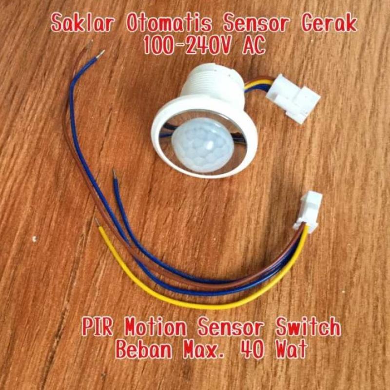 Jual Saklar Otomatis Sensor Gerak Motion Pir Detector 220v Ac 220 Volt ...