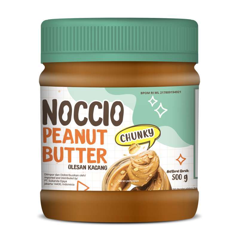 Promo NOCCIO Peanut Butter Chunky [500 g] Diskon 15% di Seller Sukanda ...